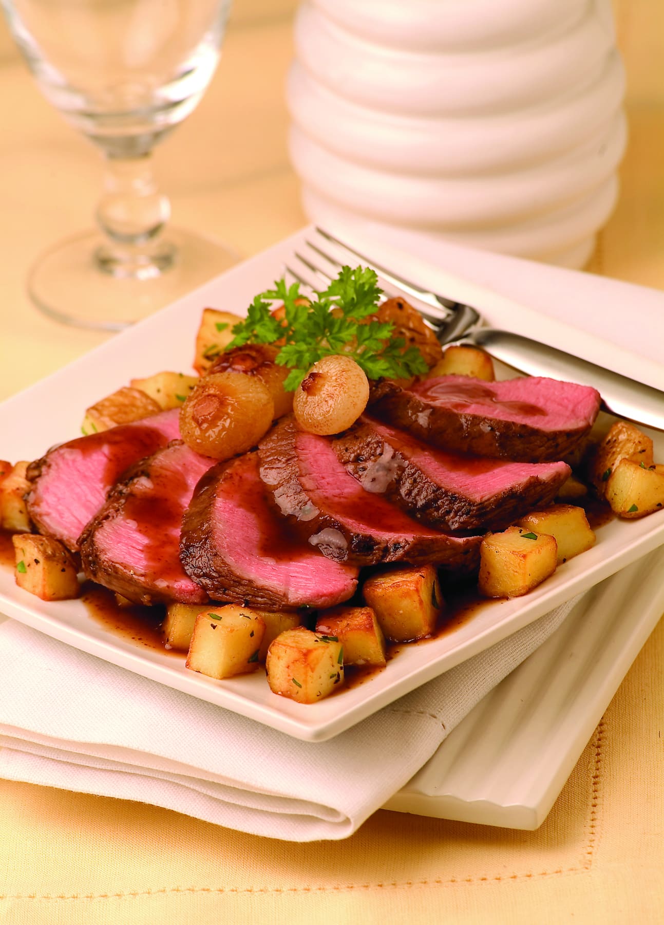 American Lamb Loin Marinated in Guinness® and Clover Honey – Anderson ...